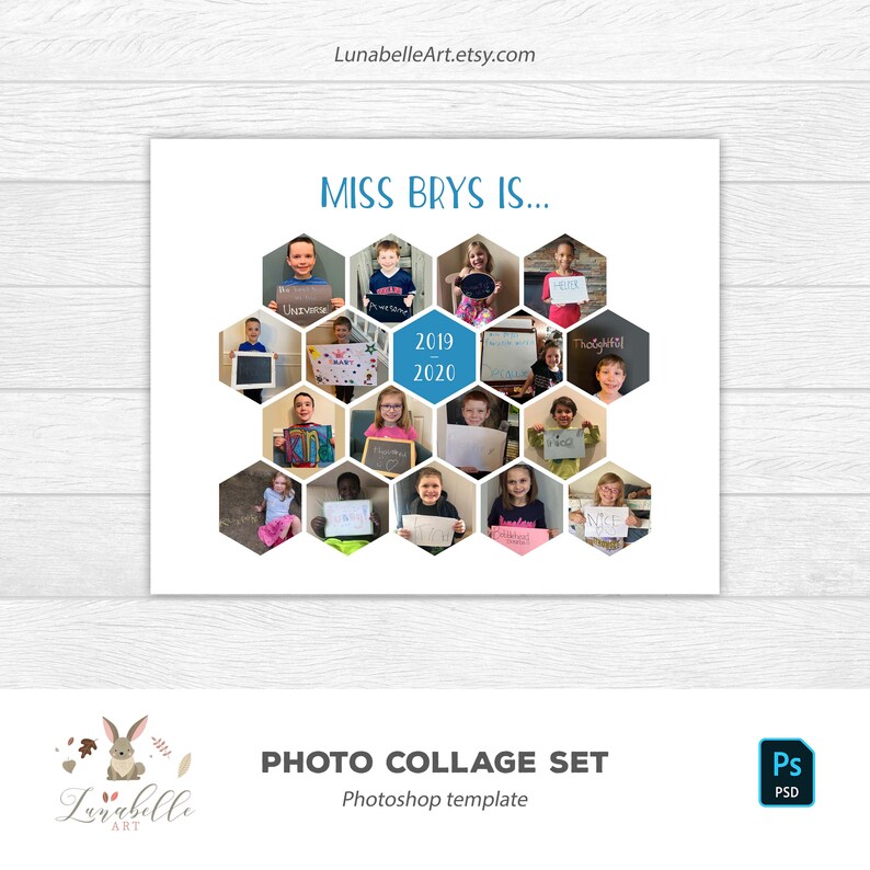 School Photo Collage School Photo Display Teachers Gift | Etsy