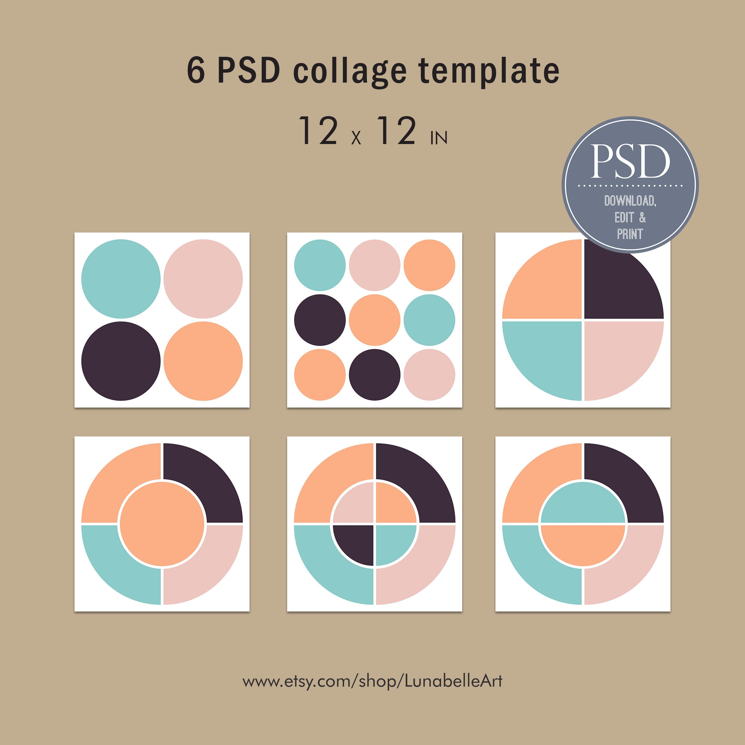 Storyboard 12 X 12 | Photo Collage Template | Photo Album Template ...