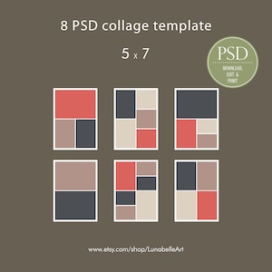 Storyboard 5x7 (12 Files) | Collage Set | Multiple Layouts | Photo ...