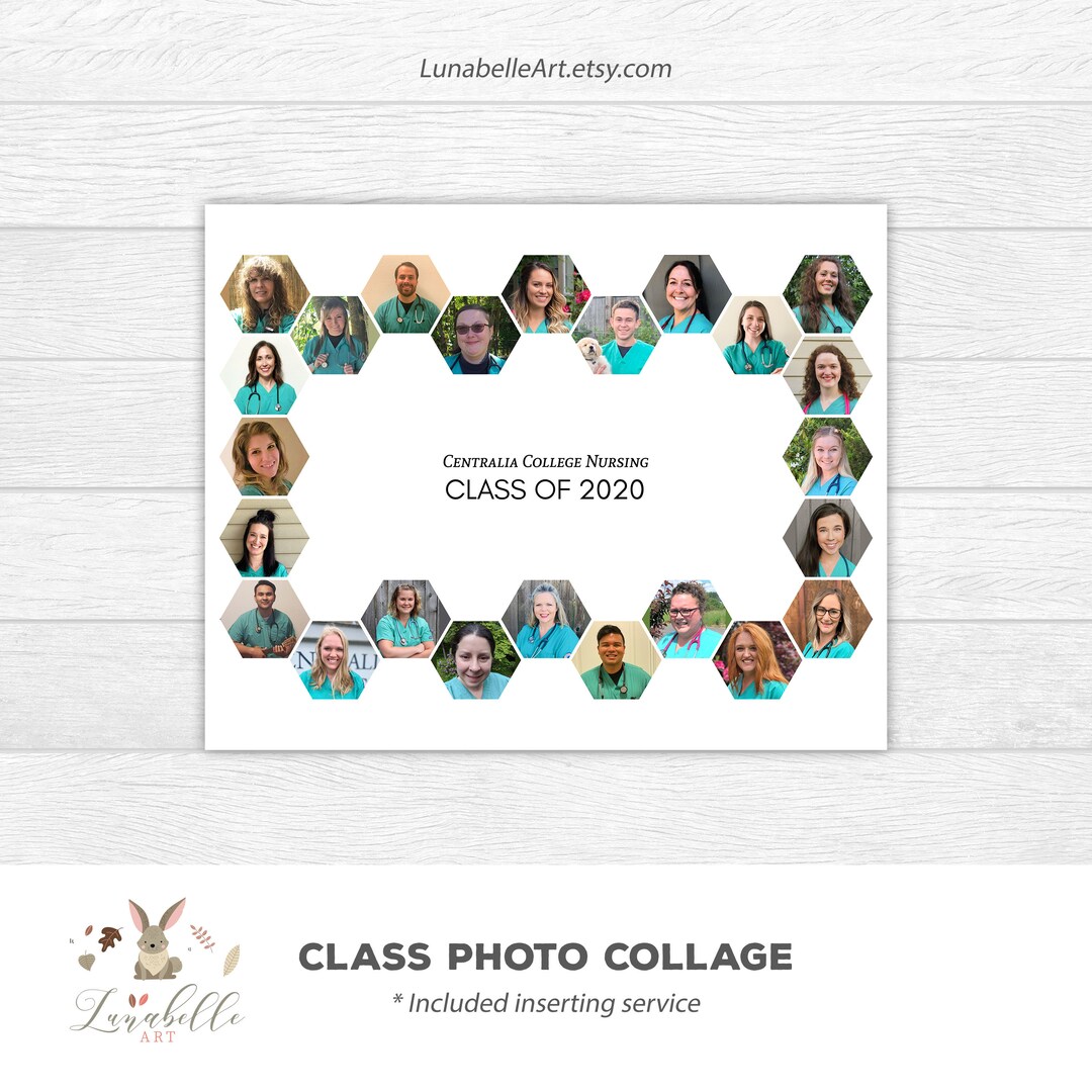 School Photo Collage School Photo Display Teachers Gift - Etsy