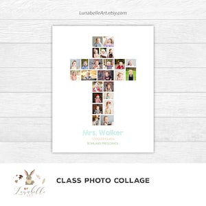 School Photo Collage | School Photo Display | Teachers Gift ...