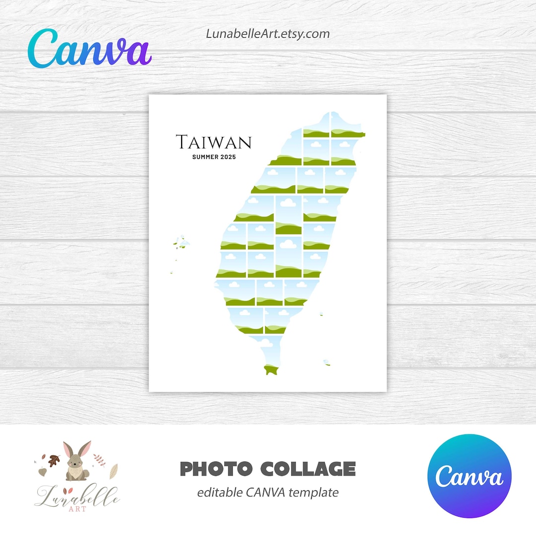 Taiwan Collage | Taiwan Photo Collage | Taiwan Map Photo Collage ...
