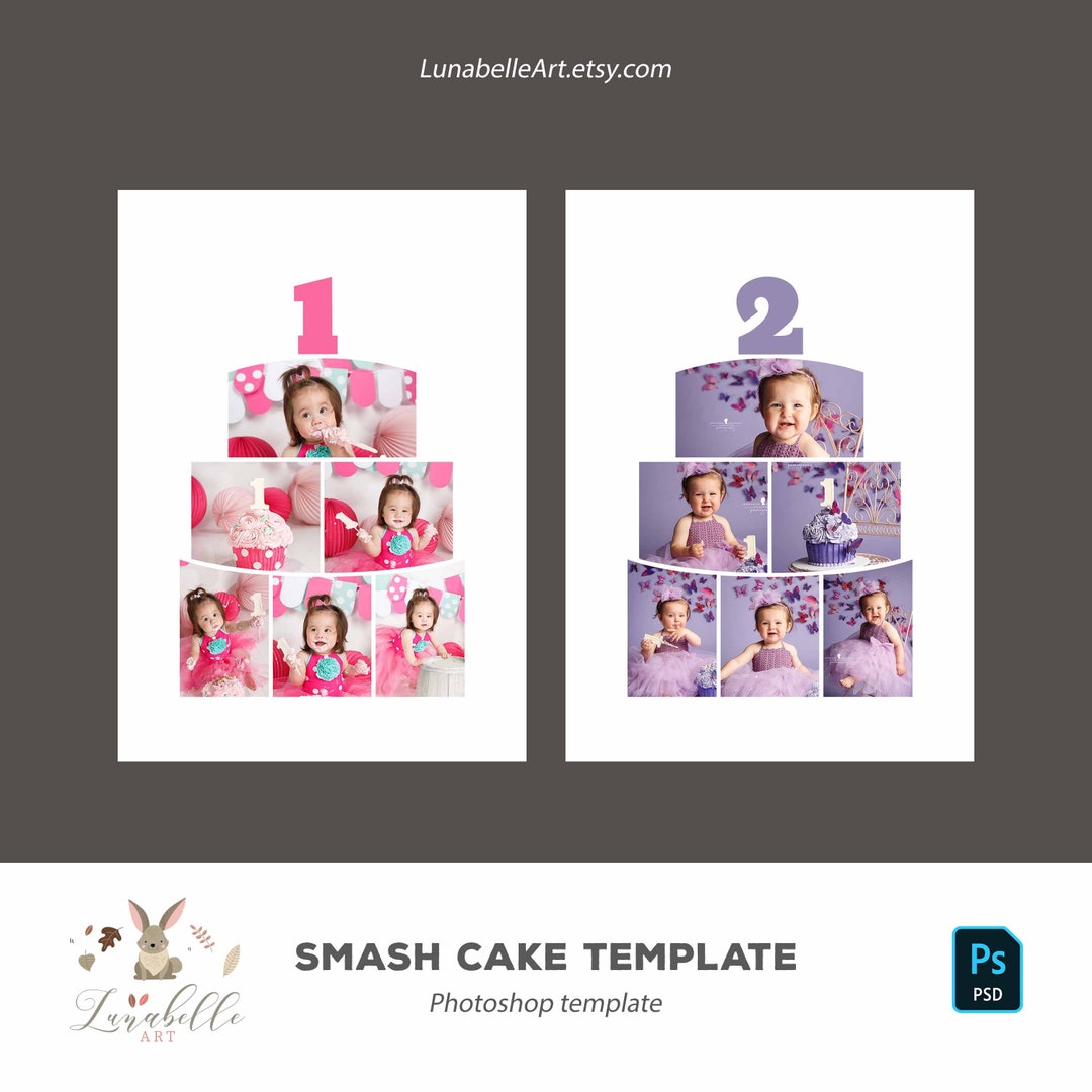 Cake Smash Template | Cake Smash Storyboard | Cake Smash Mini Session ...