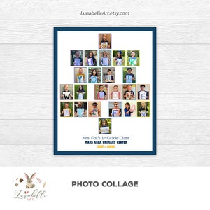 School Photo Collage | School Photo Display | Teachers Gift ...
