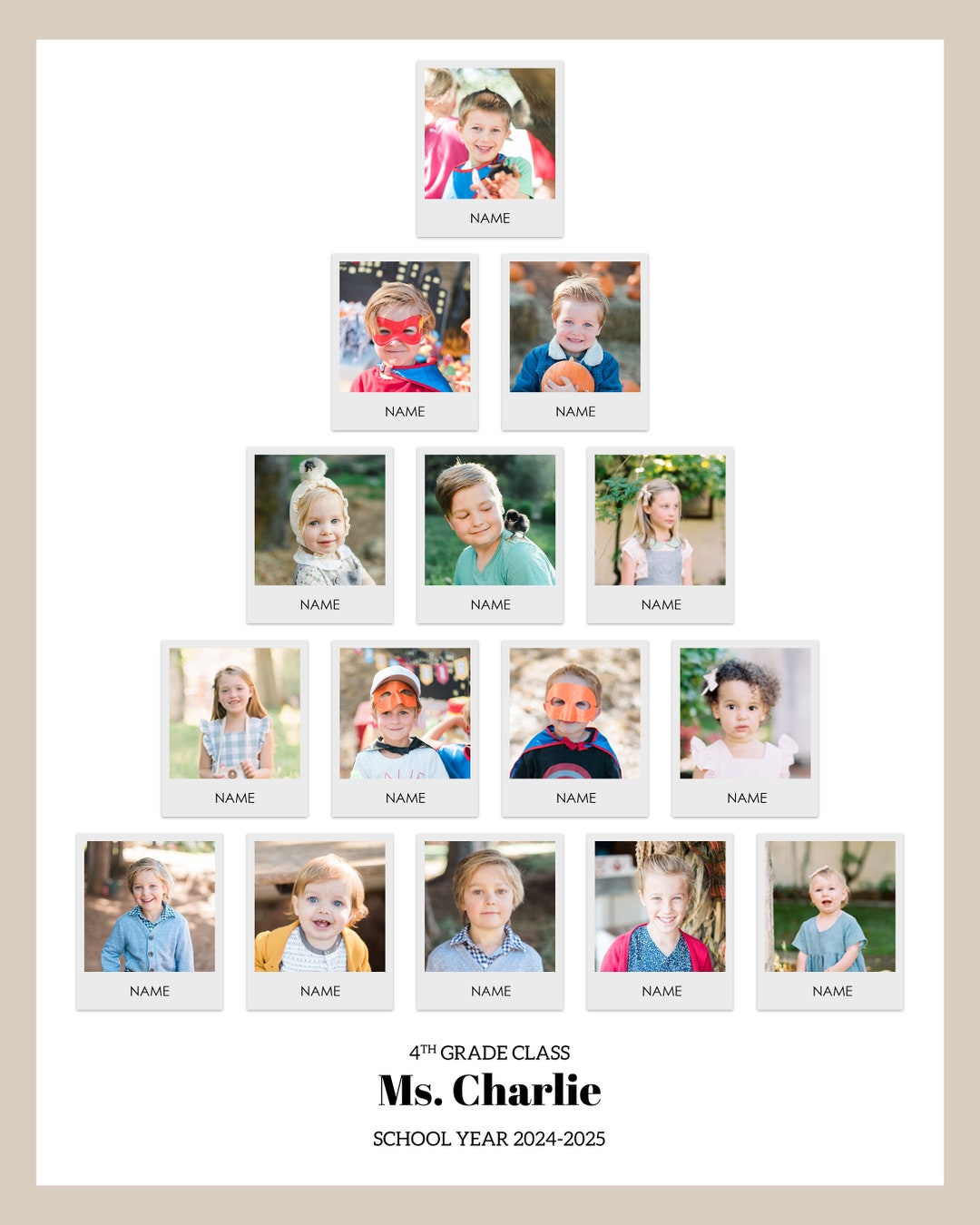 School Photo Collage | School Photo Display | Teachers Gift ...