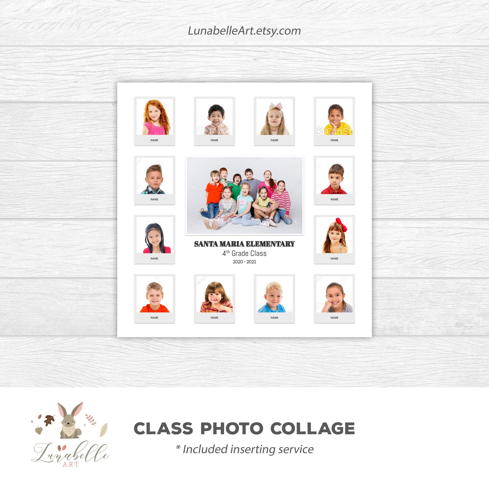 School Photo Collage | School Photo Display | Teachers Gift ...