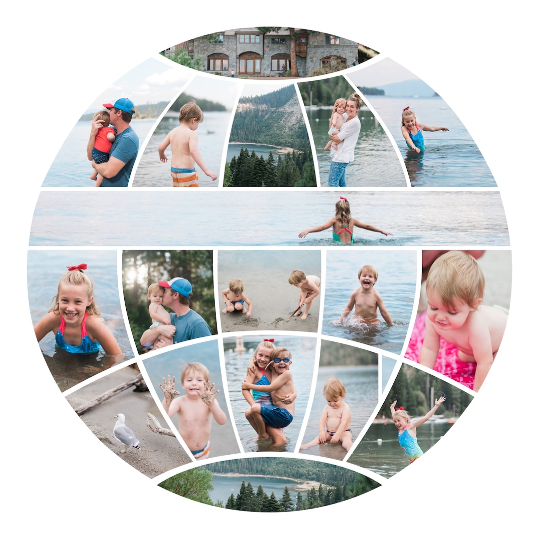 Travel Photo Collage | Around the World Photo Collage | Destination ...