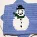 Snowman Washcloth Crochet Pattern, Single Crochet SC Graph, Written ...
