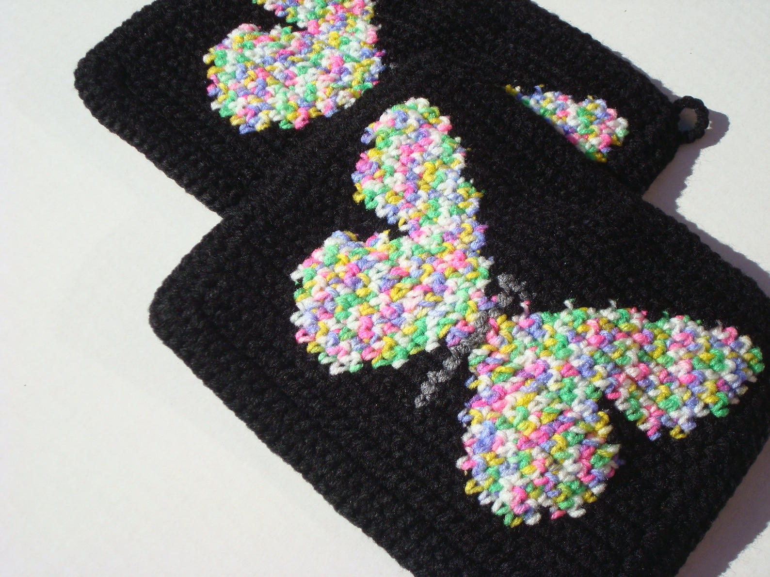 Butterfly Potholder Crochet Pattern Single Crochet SC Graph - Etsy