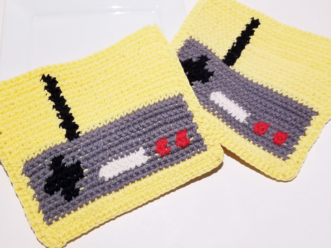 Video Game Controller Washcloth Crochet Pattern, Single Crochet SC ...