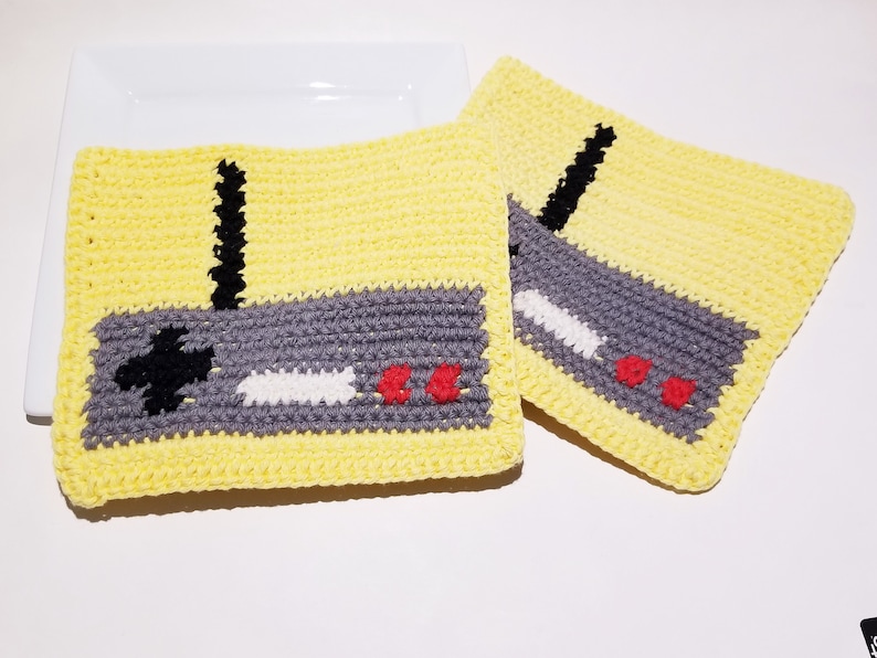 Video Game Controller Washcloth Crochet Pattern, Single Crochet SC ...