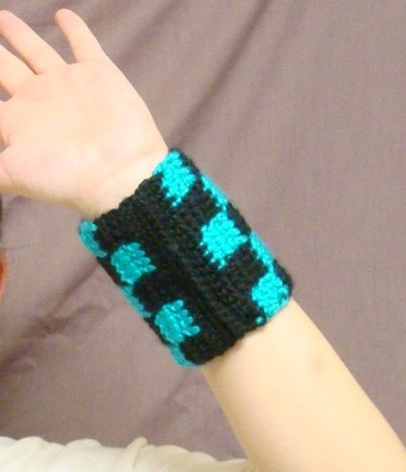 Wrist Cuff, Arm Cuff, Bracelet Crochet Pattern, Crochet Pattern ...