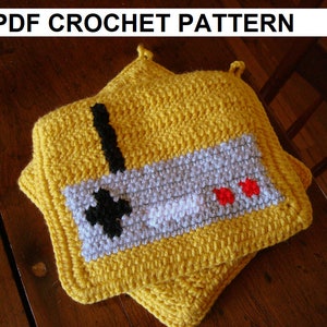 Video Game Controller Potholder Crochet Pattern Single Crochet Graph ...