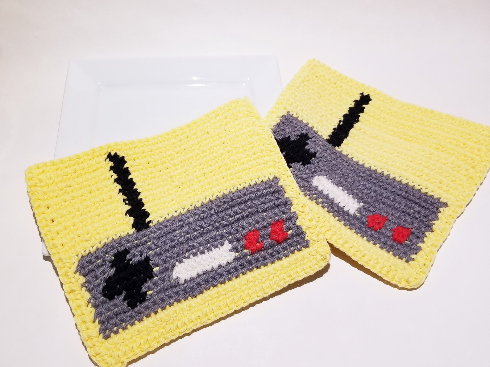 Video Game Controller Washcloth Crochet Pattern, Single Crochet SC ...