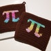 Pi Symbol Potholder Crochet Pattern Single Crochet SC Graph - Etsy