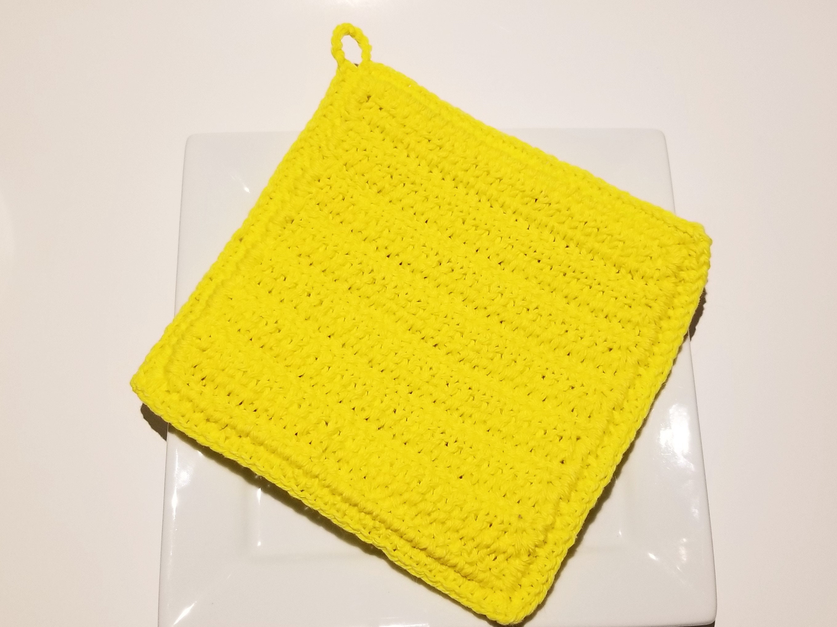 Microscope Potholder Crochet Pattern Single Crochet SC Graph - Etsy