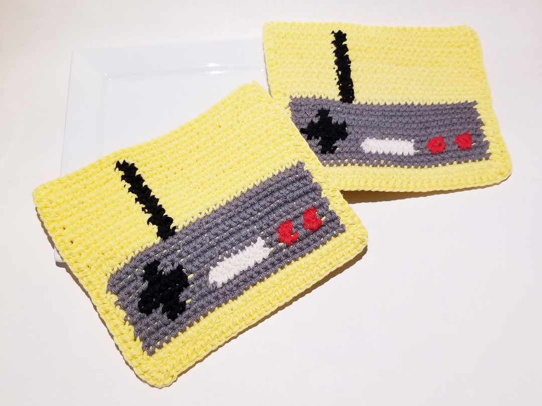 Video Game Controller Washcloth Crochet Pattern, Single Crochet SC ...