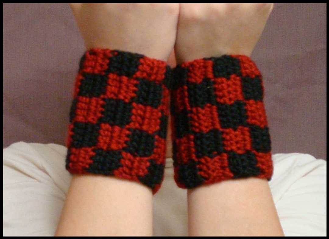 Wrist Cuff, Arm Cuff, Bracelet Crochet Pattern, Crochet Pattern ...