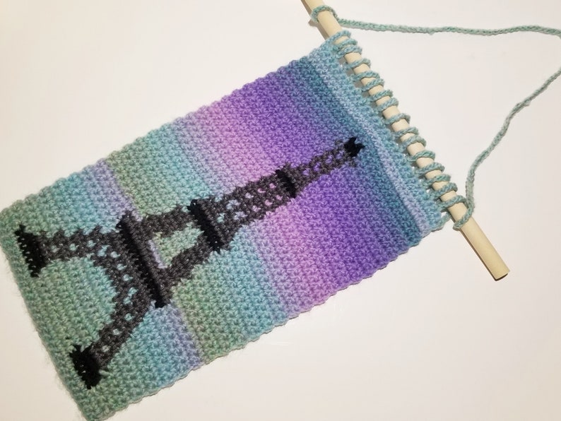 Eiffel Tower Crochet Pattern Wall Hanging Paris France Wall - Etsy