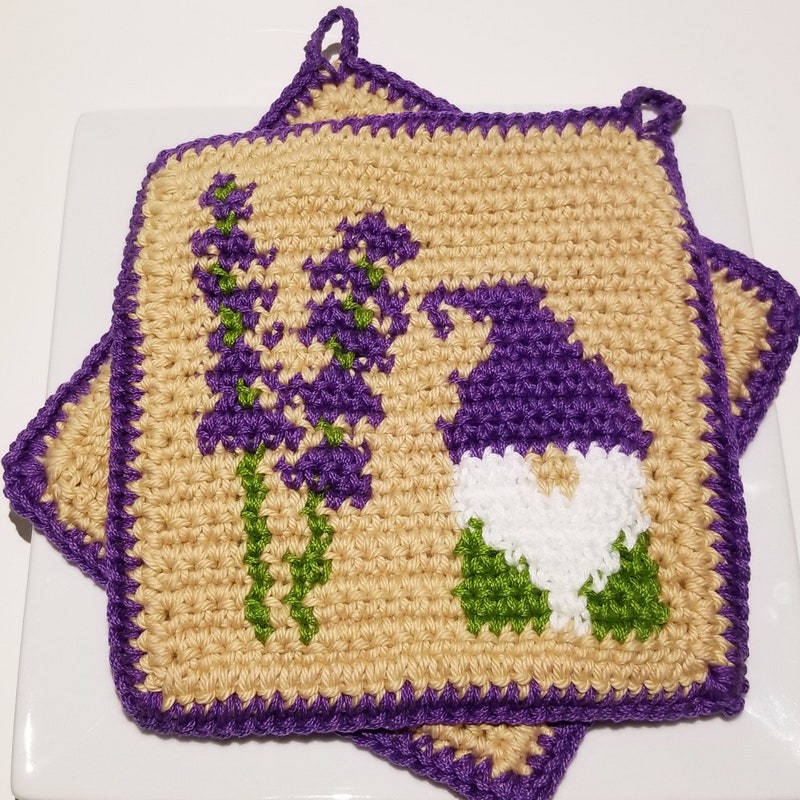 Gnome Potholder Patterns - Etsy