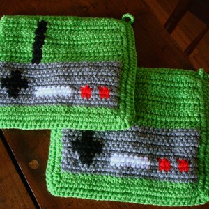 Video Game Controller Potholder Crochet Pattern Single Crochet Graph ...