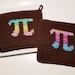Pi Symbol Potholder Crochet Pattern Single Crochet SC Graph - Etsy