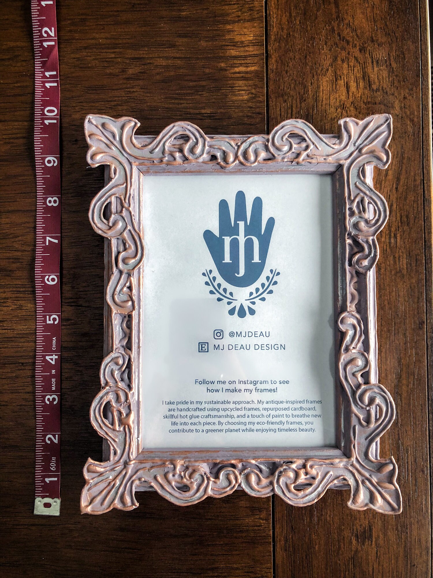 Shabby Chic Decor, Handmade Wedding Momentos, Victorian Picture Frame ...