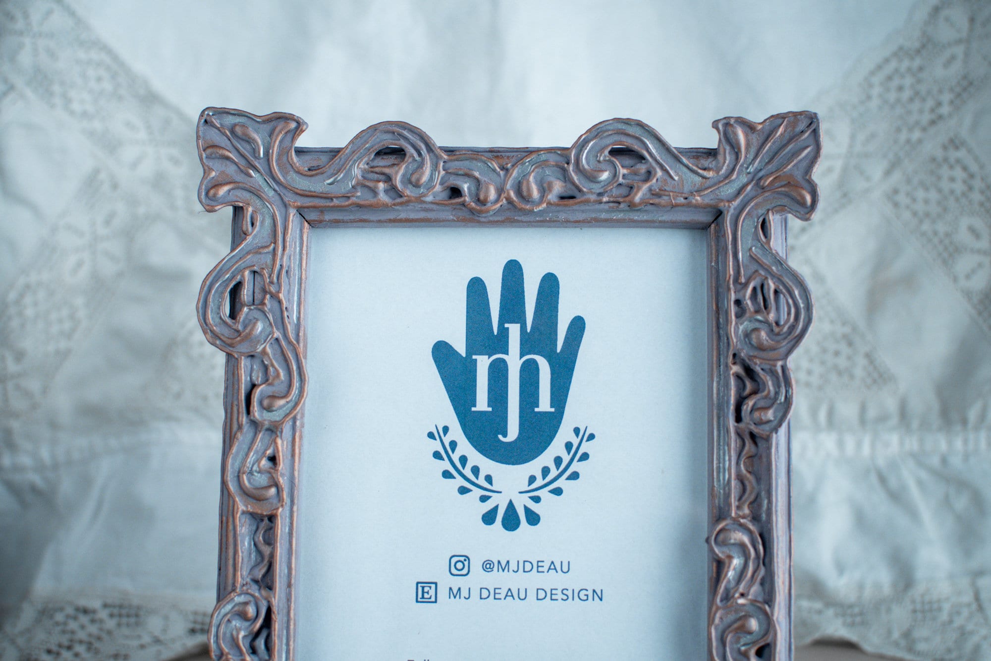 Shabby Chic Decor, Handmade Wedding Momentos, Victorian Picture Frame ...