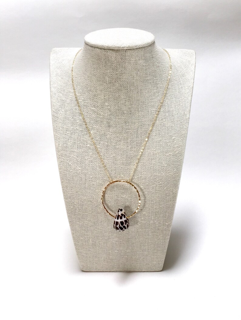 Hebrew Cone Shell Karma Necklace Cone Shell Necklace Shell | Etsy