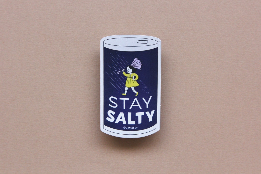 Stay Salty - Laptop Sticker • Water Bottle • Vinyl Waterproof ...