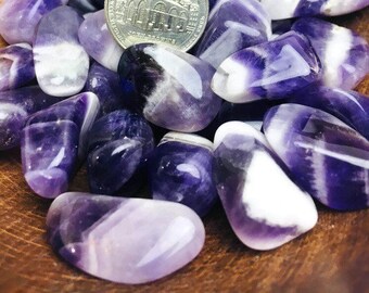Purple and white stone | Etsy