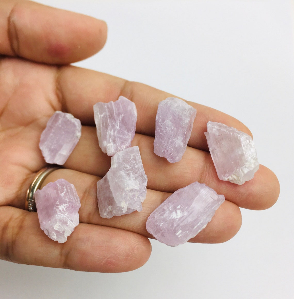 Raw Kunzite Crystal 23.9G Rough Kunzite Stone Natural - Etsy UK