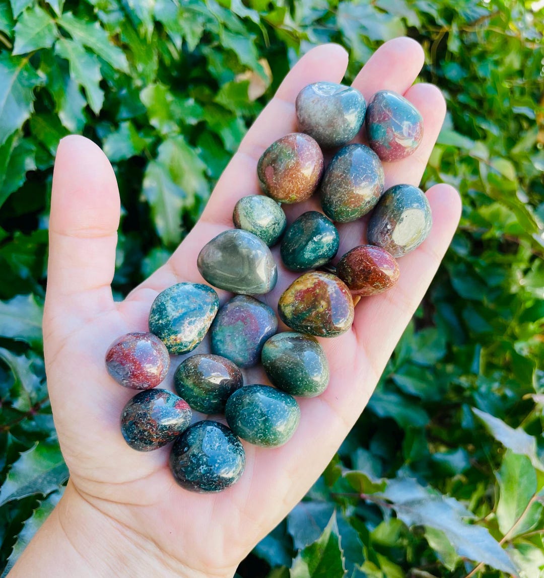 Bloodstone Crystal (1) Blood Stone Tumbled Crystal, XS High Quality ...