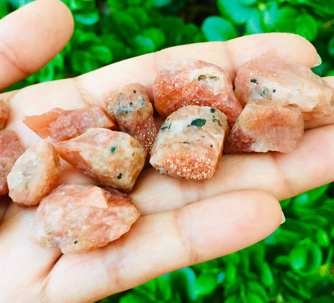 Raw Sunstone Crystal: Natural Glitter Gemstone Mineral - Etsy