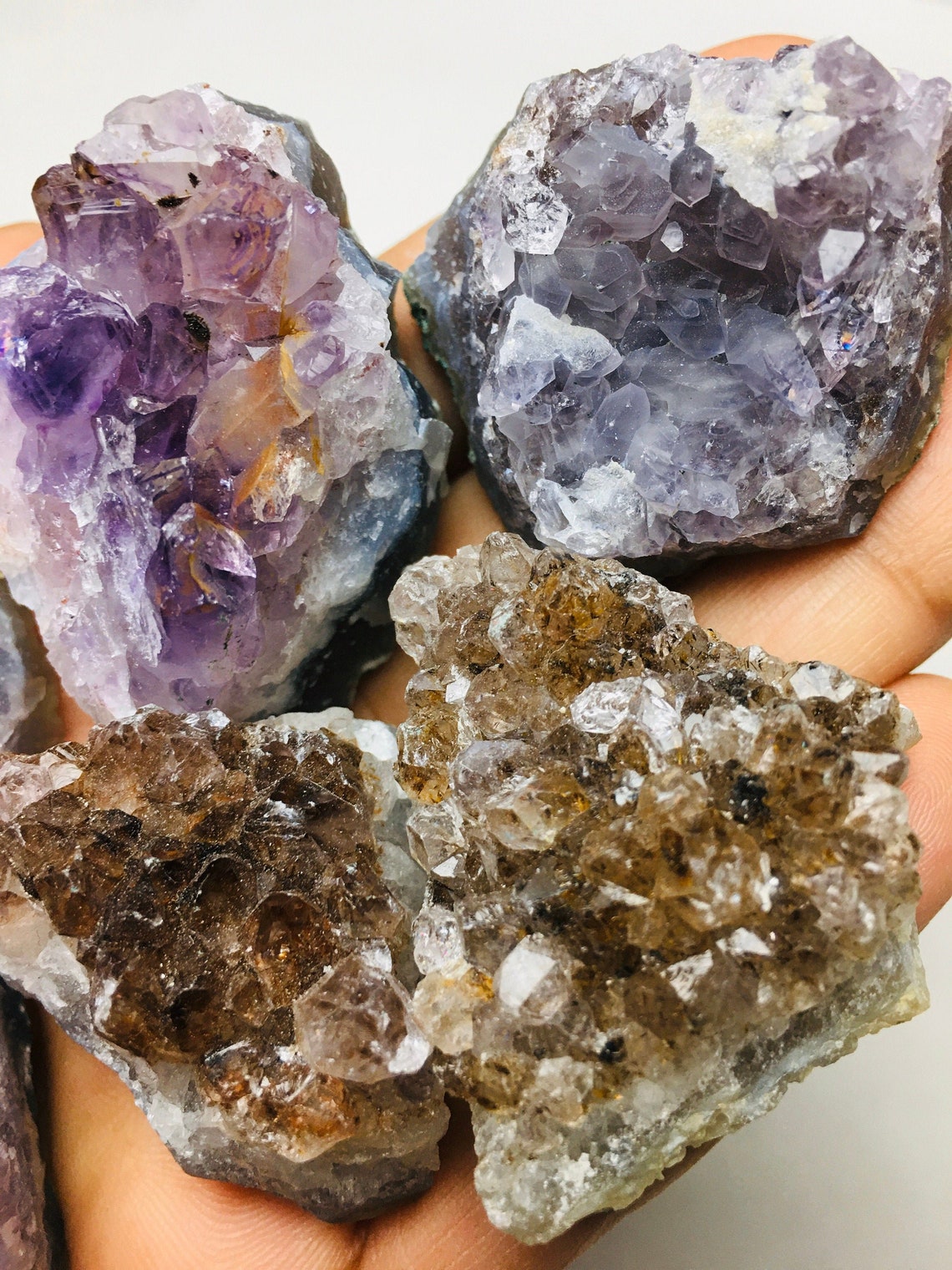 B GRADE Raw Amethyst Crystal Clusters 1 Raw Amethyst CLUSTER | Etsy