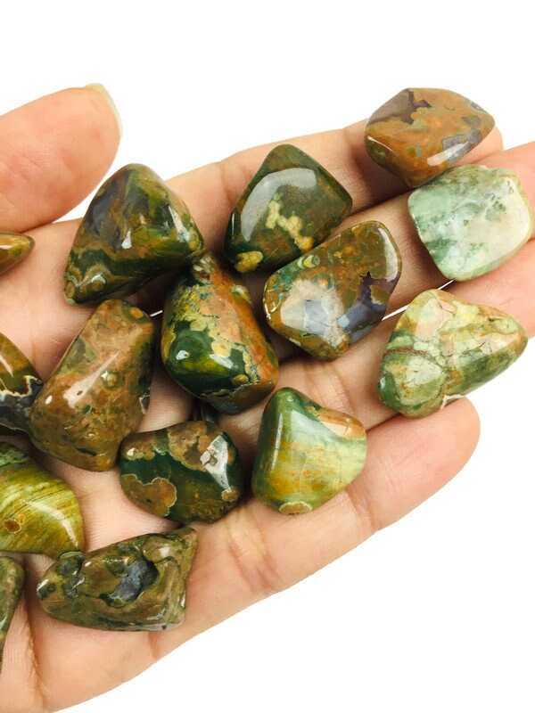 Rainforest Rhyolite Crystal 1 Rhyolite Stone XS Beautiful - Etsy
