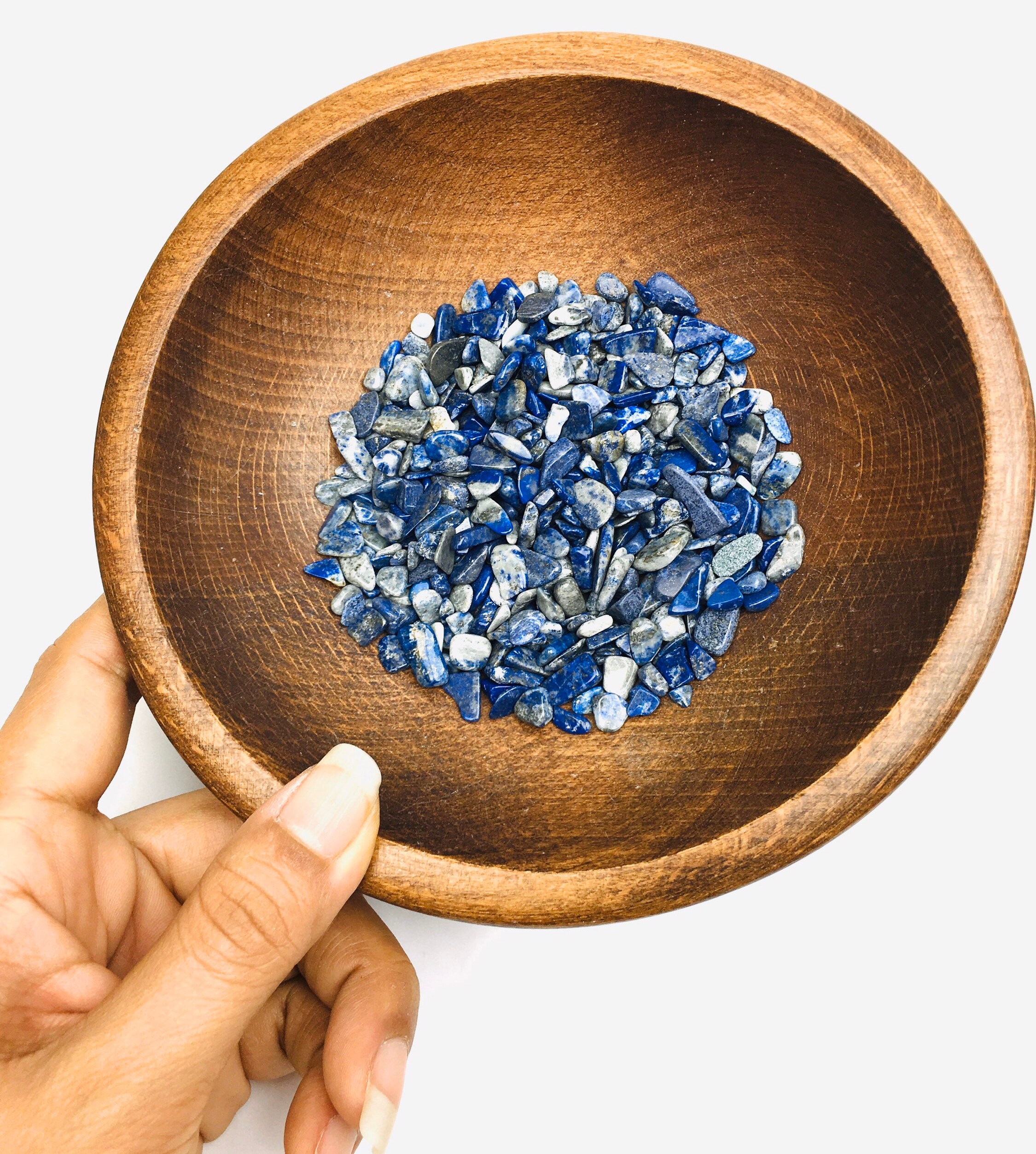 Lapis Lazuli Tumbled Chips 100G Mini Blue Gray Lapis XS - Etsy Singapore