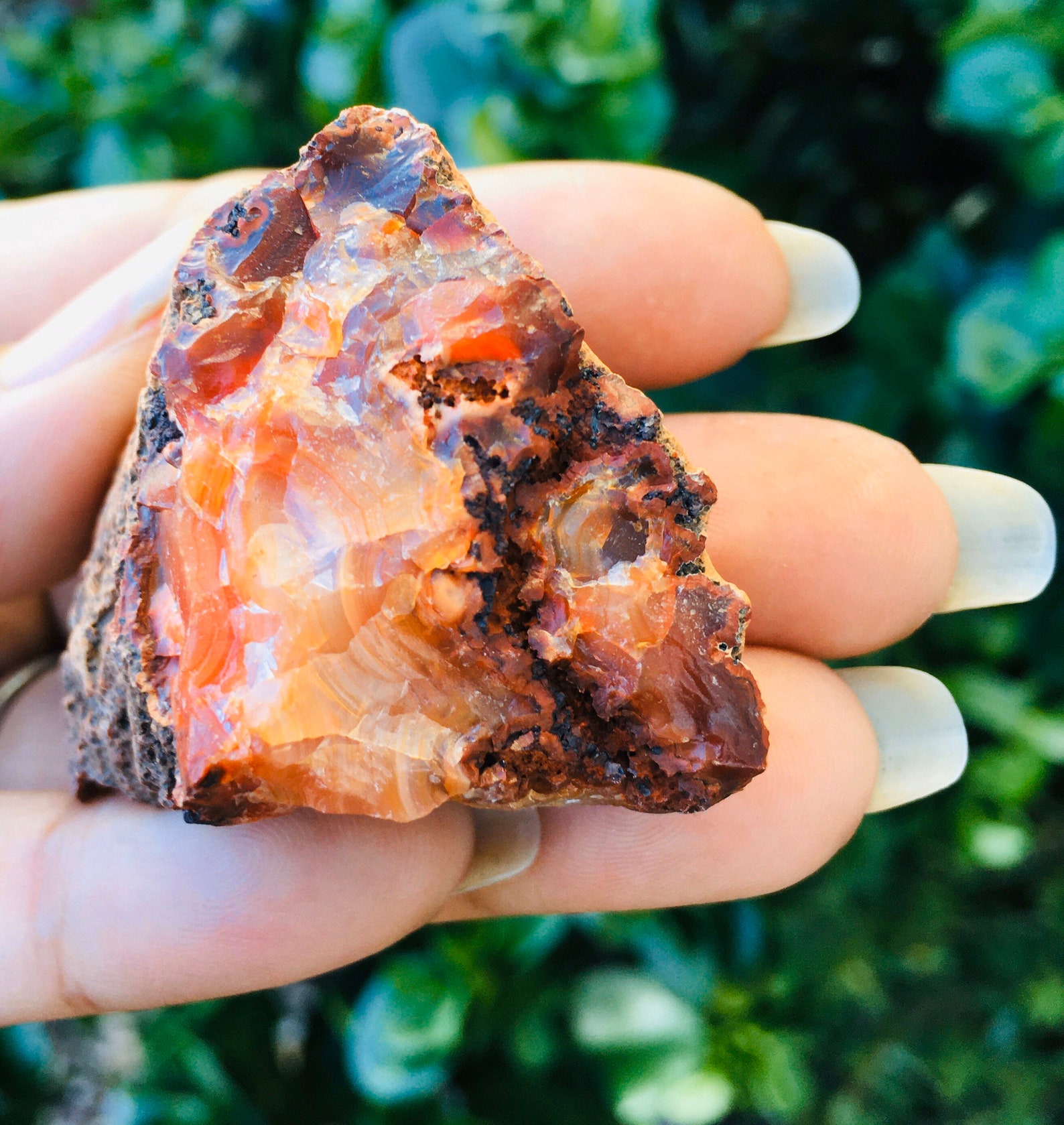 Raw Carnelian Crystal 1 One Rough Carnelian Raw Crystal - Etsy