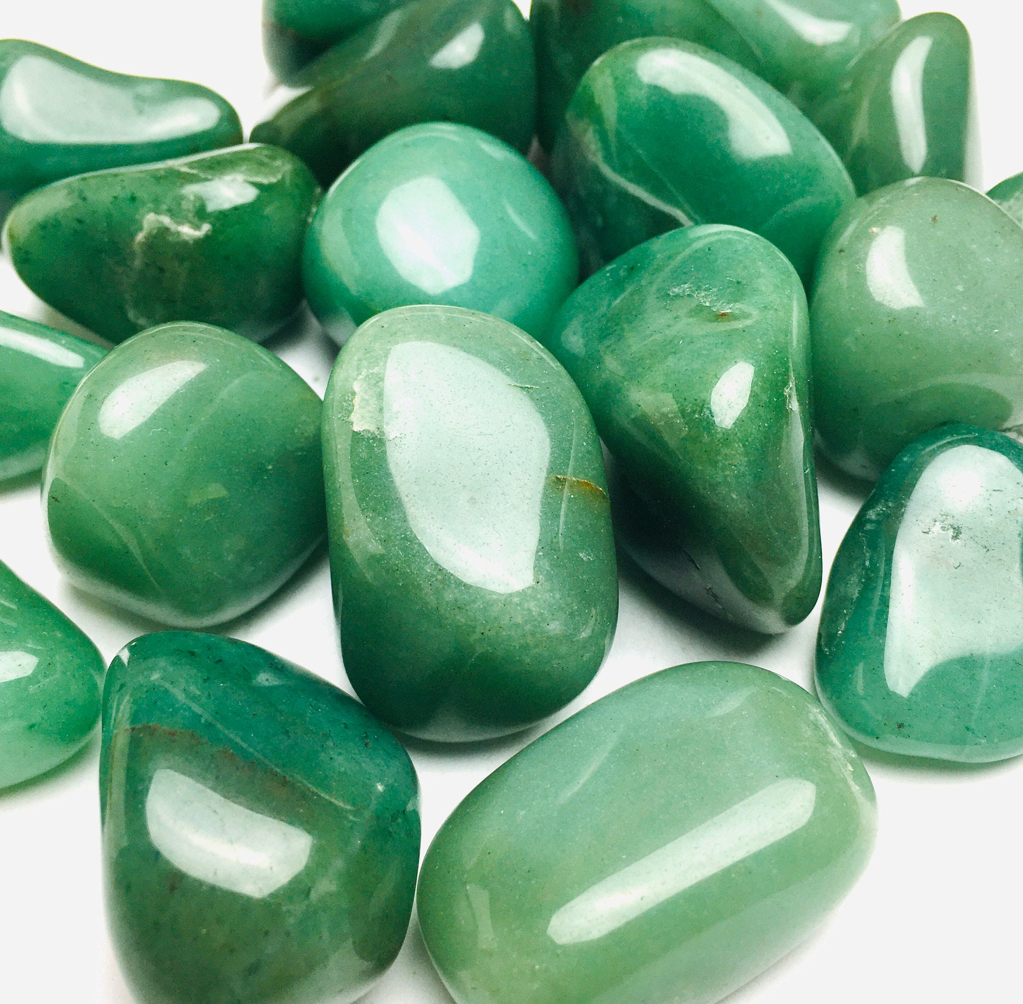 Grüner Aventurin Tumbled 1 Aventurin Kristall Medium | Etsy