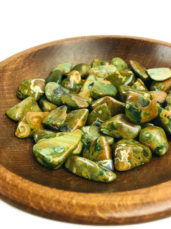 Rainforest Rhyolite Crystal 1 Rhyolite Stone XS Beautiful - Etsy