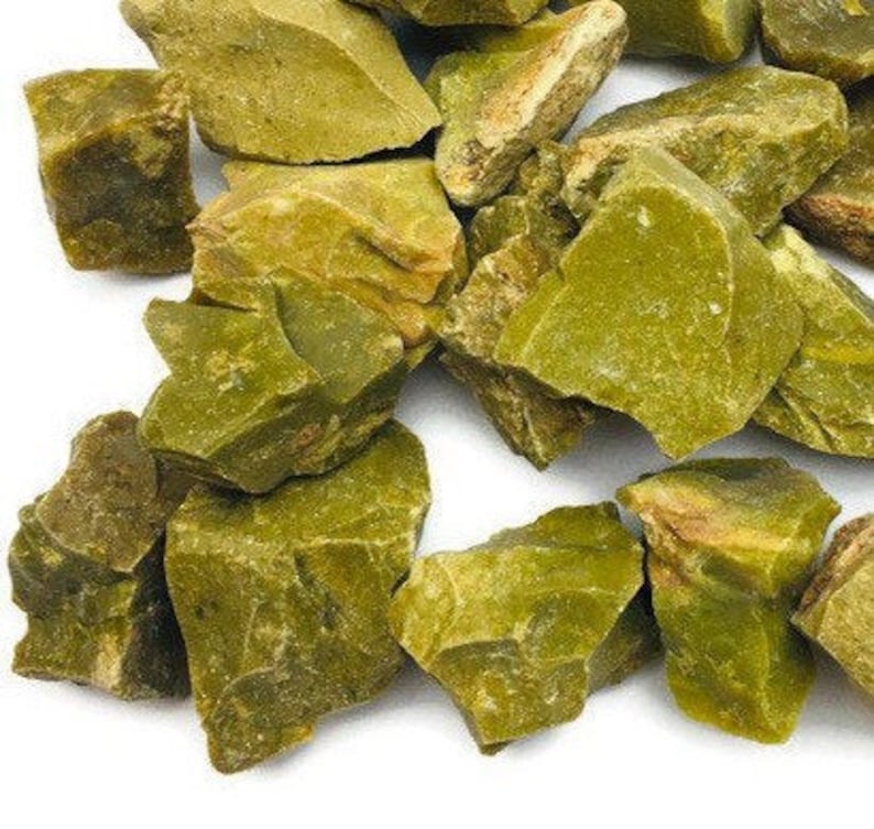 Green Opal 1 Raw Green Opal Stone Natural OLIVE Raw Crystals - Etsy