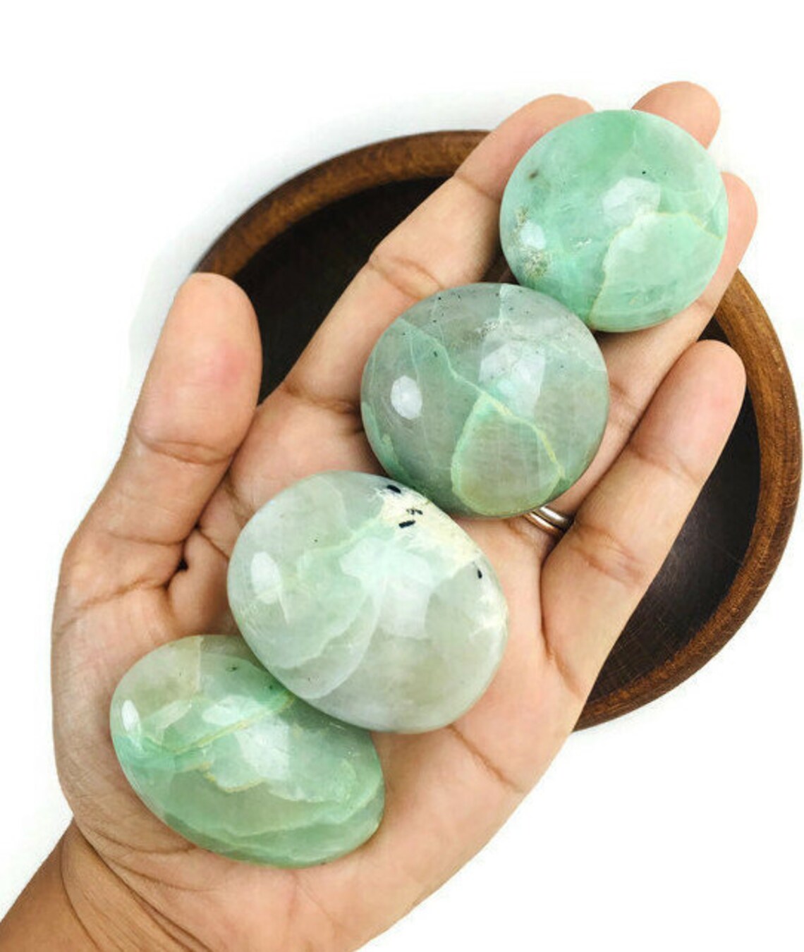 Garnierite Green Moonstone 1 XS Tumbled Stone Natural | Etsy