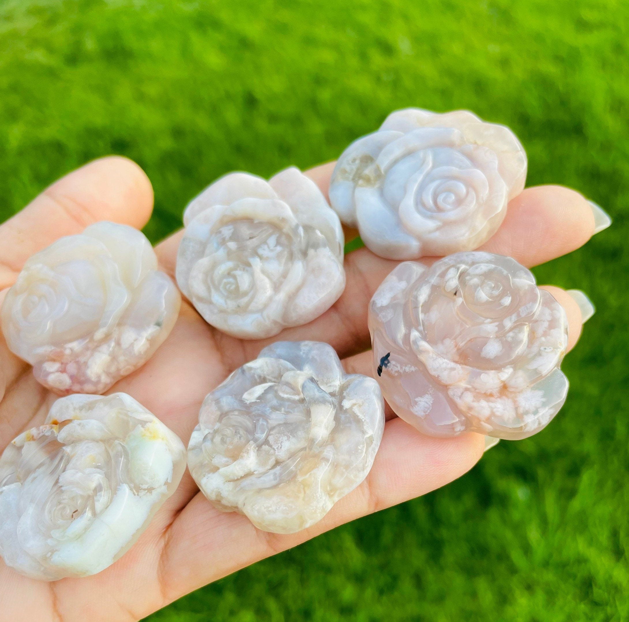 discount online store Flower Agate Crystal Bowl, Flower Agate Jewelry ...