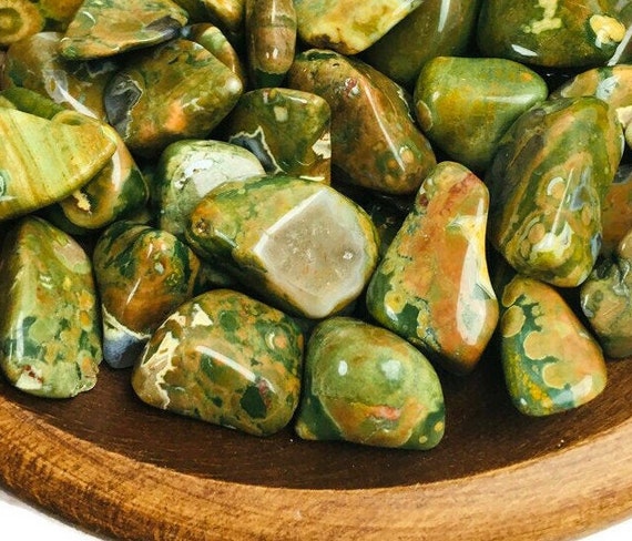 Rainforest Rhyolite Crystal 1 Rhyolite Stone XS Beautiful - Etsy