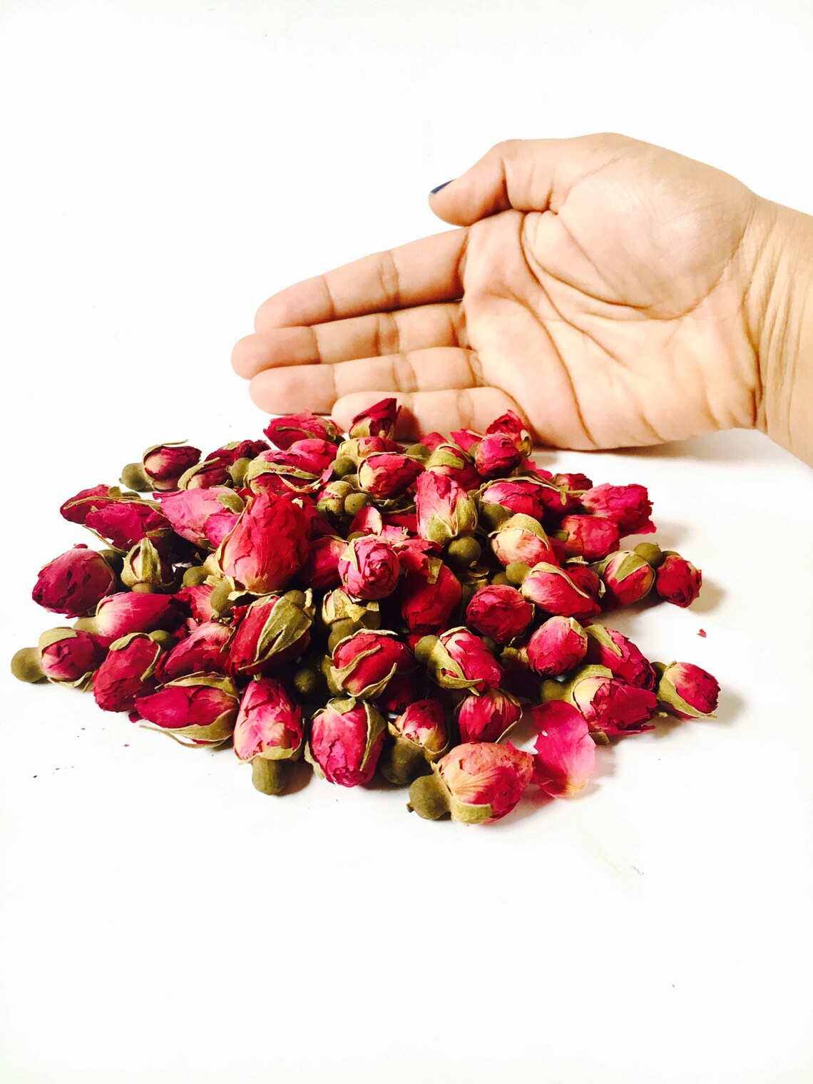 Rose Buds 50G Whole Dried Rose Buds Dark Pink Rose Organic | Etsy