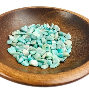 Amazonite Crystal Chips 100G Small Mini Amazonite Green Blue Tumbled ...