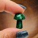 Ruby Zoisite Mushroom (1) Ruby Zoisite Crystal , Mini Mushroom XXS Pink Green Ruby Zoisite ...