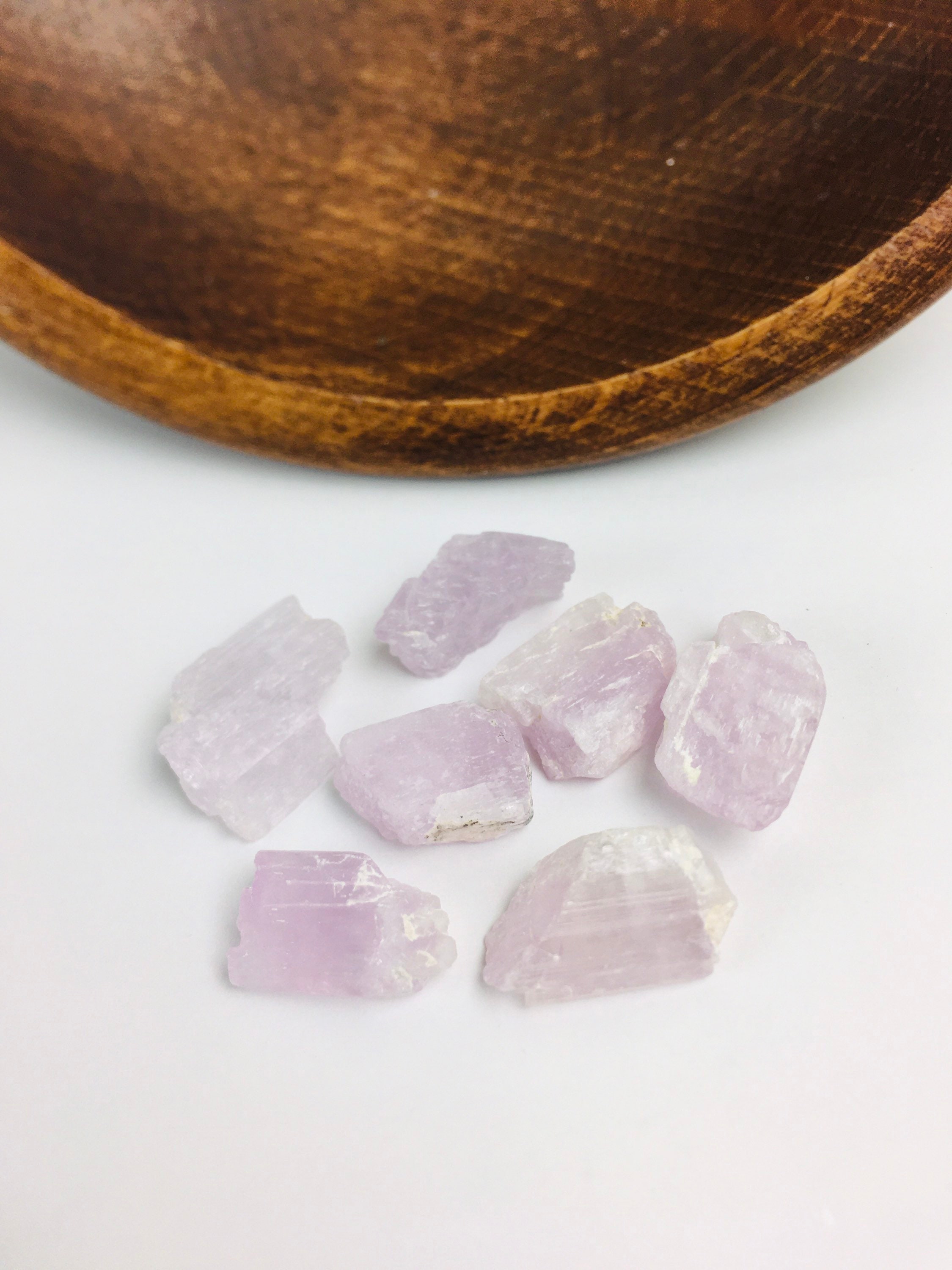 Raw Kunzite Crystal 23.9G Rough Kunzite Stone Natural | Etsy