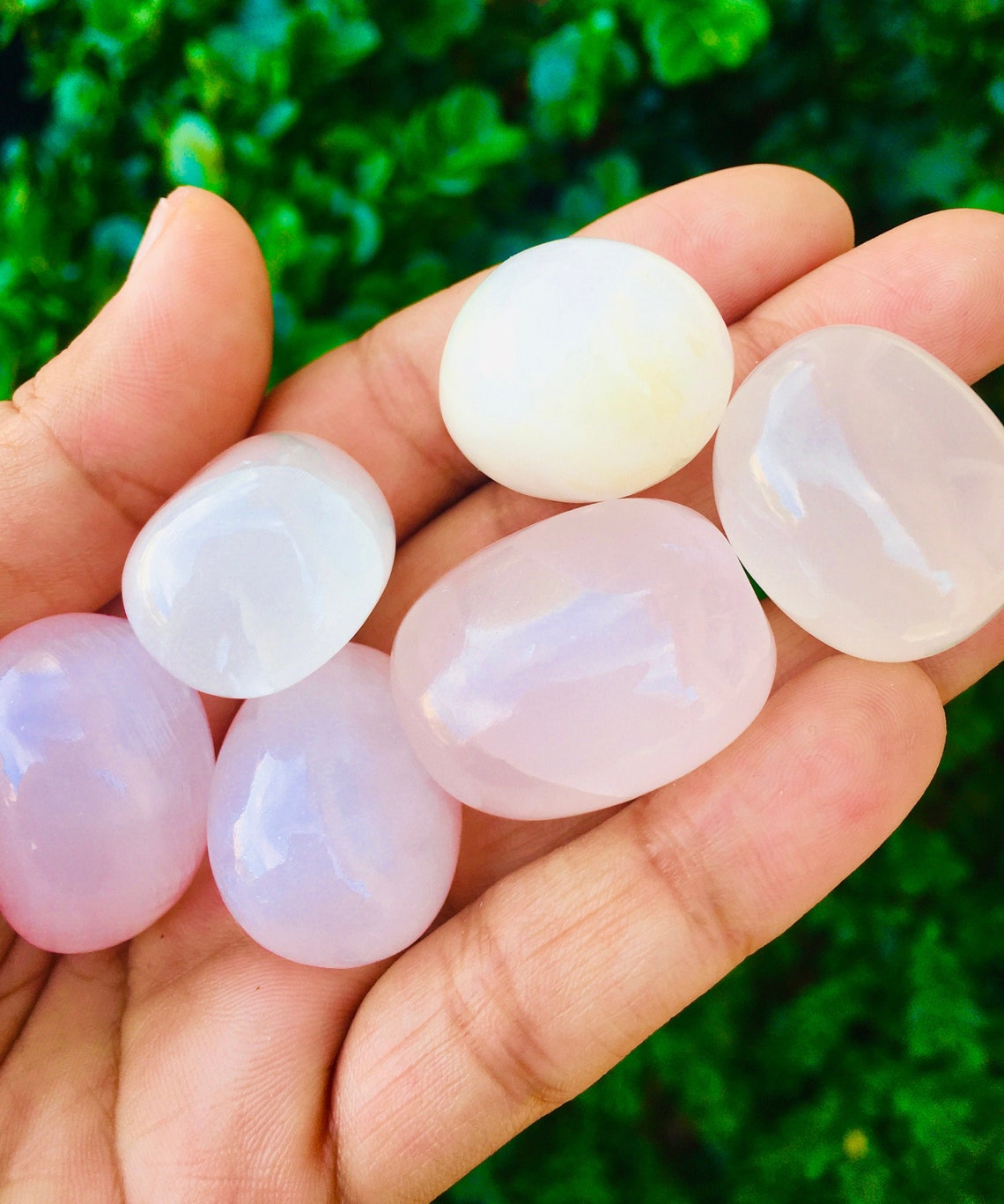 Cristallo di calcite rosa 1 Pietra di calcite rosa Tumbled | Etsy