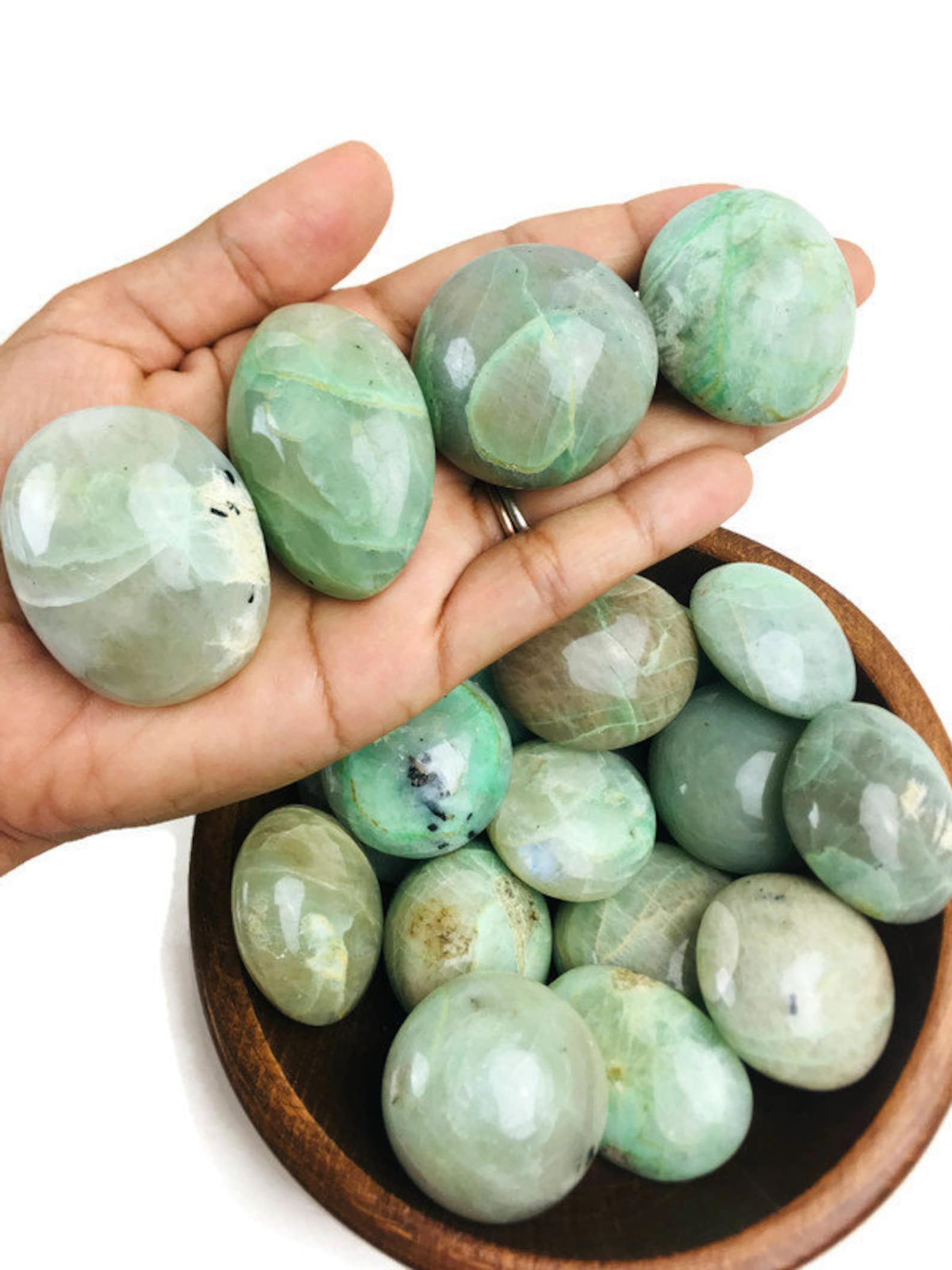 Garnierite Green Moonstone 1 XS Tumbled Stone Natural - Etsy